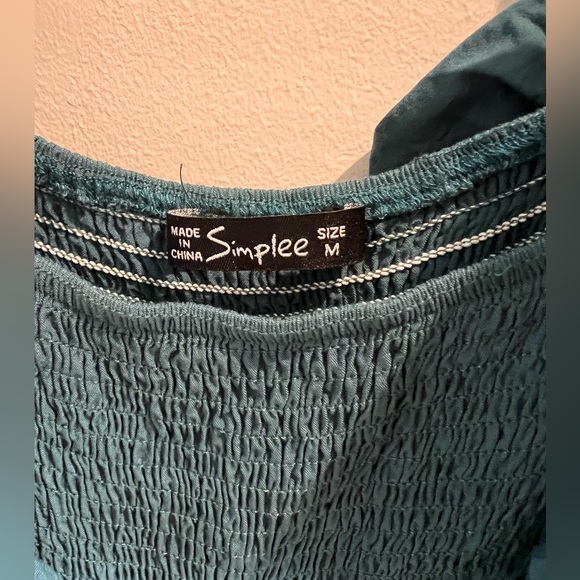 Simplee Apparel | Dresses | Turquoise Midi Dress With Sleeves | Poshmark